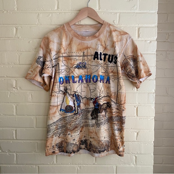 Sneaky Tees | Shirts | Vintage 993 Oklahoma T Shirt Rodeo Cowboy ...